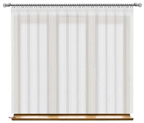 BytoTex Voálová záclona s řasící páskou Nani 400x150 cm