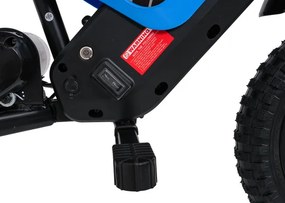 Elektrická motorka SHARK modrá