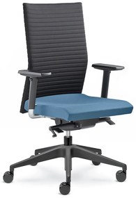 LD seating Element 430-SYS - Kancelářská židle  - černá/modrá