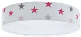 LED Stmívatelné svítidlo GALAXY KIDS LED/24W/230V hvězdičky bílá/růžová/šedá +DO