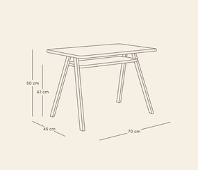 Nobodinoz Growing Green Dětský stoleček Blush