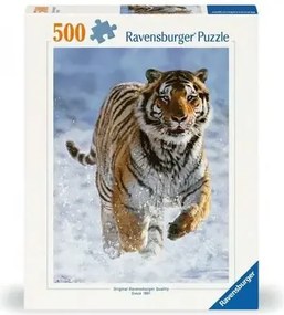 Ravensburger Tygr na sněhu / 500 dílků / od 12 let