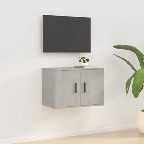 Nástěnná TV skříňka betonově šedá 57 x 34,5 x 40 cm - Default Title