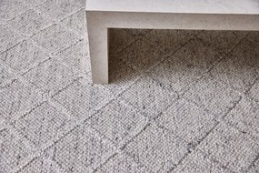 Diamond Carpets India, Ručně vázaný kusový koberec Old Town DE 3210 Grey Mix, 140x200, šedá, ložnice