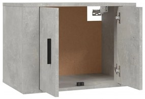 Nástěnná TV skříňka betonově šedá 57 x 34,5 x 40 cm