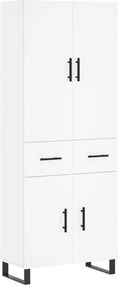 Skříň highboard bílá 69,5 x 34 x 180 cm kompozitní dřevo 3198169
