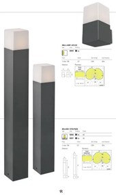 Redo 9265 - Venkovní nástěnné svítidlo TOGO 1xE27/13W/230V IP44