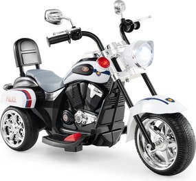 Costway 6 V Dětský elektrický motocykl s nastavitelnými světlomety a zvukem