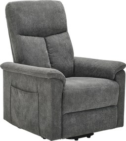 XXXLutz RELAXAČNÍ KŘESLO, textil, šedá Cantus - Relaxační křesla - 000454003101