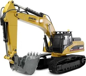 AMEWI G705E Bagr žluto-černý / 1:14 / věk 14+ / kov / RTR / 2.4GHz