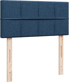 Box spring postel s matrací modrá 100 x 200 cm textil 3288105