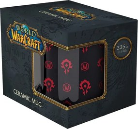 Keramický hrnek World of Warcraft Horda - celoplošný vzor 330 ml (dárkové balení) Vícebarevná