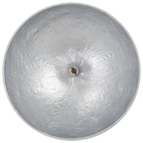 Závěsné svítidlo bílo-stříbrné Ø 50 cm E27 - Default Title