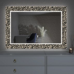 LED zrcadlo s dekorem D9