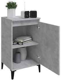 Noční stolek betonově šedý 40 x 35 x 70 cm kompozitní dřevo - Default Title