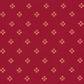 Zátěžový koberec Chambord 10 filc - červený - 4m