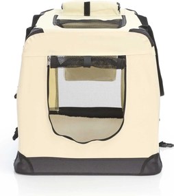Přepravní box fudajo – 70 × 52 × 50 cm, béžová (64187)