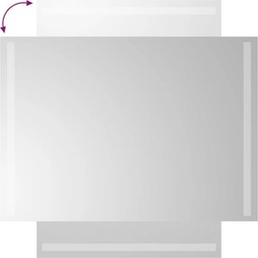 Koupelnové zrcadlo s LED osvětlením 50x70 cm 3154063