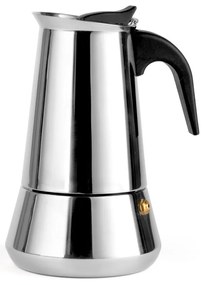 Moka konvička z nerezové oceli ve stříbrné barvě 400 ml Trevi – Leopold Vienna