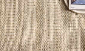 Diamond Carpets India, Ručně vázaný kusový koberec Clover J 22 Natural, 80x150, béžová, chodba / předsíň