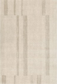 Béžový vlněný koberec 240x340 cm Agnus Brush Lines – Agnella