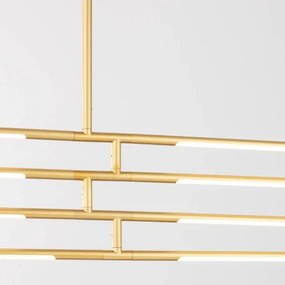 LED lustr Raccio 84 zlaté