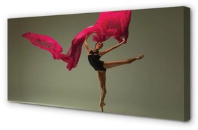 Obrazy na plátně Baletka růžová Materiál 120x60 cm