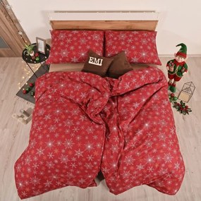 Vánoční povlečení Aurelia červené EMI, Standardní set jednolůžko obsahuje 1x 140x200 + 1x 70x90