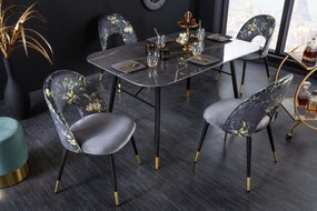 Designová židle Boutique - tmavě šedá