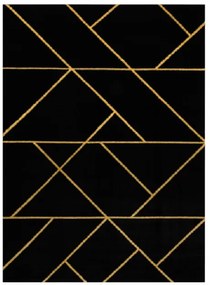 Hans Home | Kusový koberec Emerald geometric 1012 black and gold - 200x290