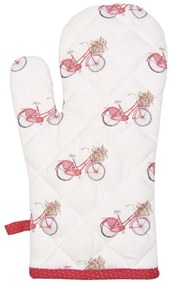 Kuchyňská bavlněná rukavice Red Bicycle - 16*30 cm