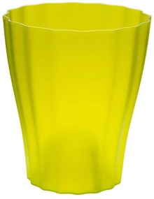 Obal na květináč Ola průsvitná zelená 13 cm