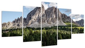 Obraz horské krajiny  (150x80 cm)