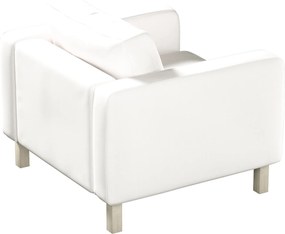 Potah na křeslo IKEA Karlstad, krátký barva bílá