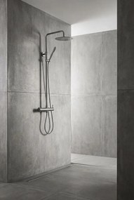 Sapho Sapho, MINIMAL sprchový sloup s pákovou s baterií, nerez mat, MI139