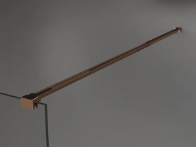 Mexen jednoduchý držák na sprchovou stěnu 6-8 mm, růžové zlato - 800-01-60