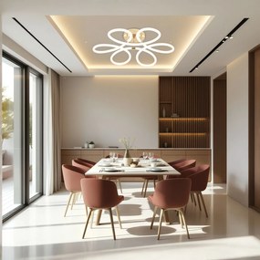 Toolight Stropní LED osvětlení Butterfly G023-C Gold
