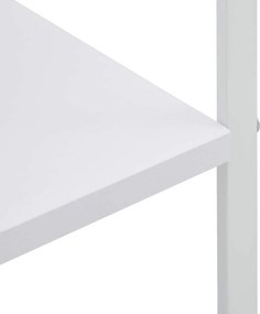 Skříňka na mikrovlnku bílá 60 x 39,6 x 79,5 cm kompozitní dřevo 288236
