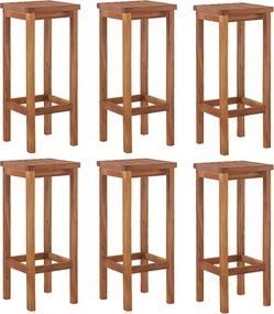 7dílný zahradní barový set masivní akáciové dřevo 3154393