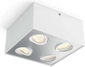Philips 50494/31/p0 led stropní bodové svítidlo box 4x4,5w | 2000lm | 2200-2700k - stmívatelné, eyecomfort, bílá