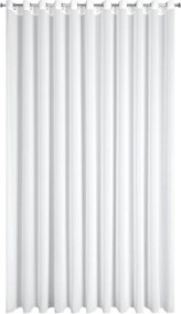ZÁCLONA NA KROUŽCÍCH DEBRA 300 CM X 250 CM CM BÍLÁ