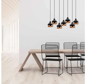Designový lustr Salwah 88 cm černý
