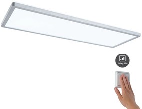 Paulmann 71010 Atria Shine, matně chromové stropní svítidlo s korónou, 22W LED 4000K tříkrokové stmívání, 58x20cm
