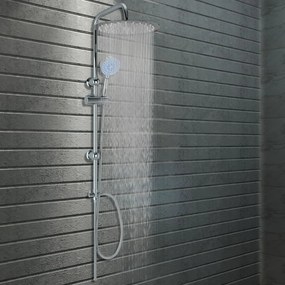 Sprchový set se dvěma hlavicemi nerezová ocel,  145056
