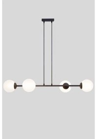 Lustr na lanku FIRA 4xE27/60W/230V černá