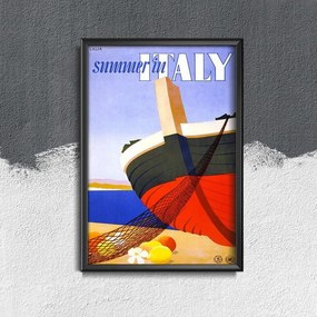 Retro plakát Léto v itálii