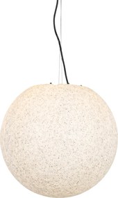Chytrá venkovní lampa šedá 45 cm IP65 vč. LED - Nura