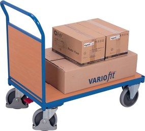 VARIOFIT Plošinový vozík s jednou dřevěnou výplní sw-800.102