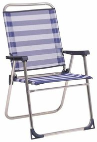 Plážová židle Alco, modrá 57 x 89 x 60 cm