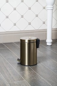 Sapho, Koš na odpadky kulatý, 3l, bronz, XJ011